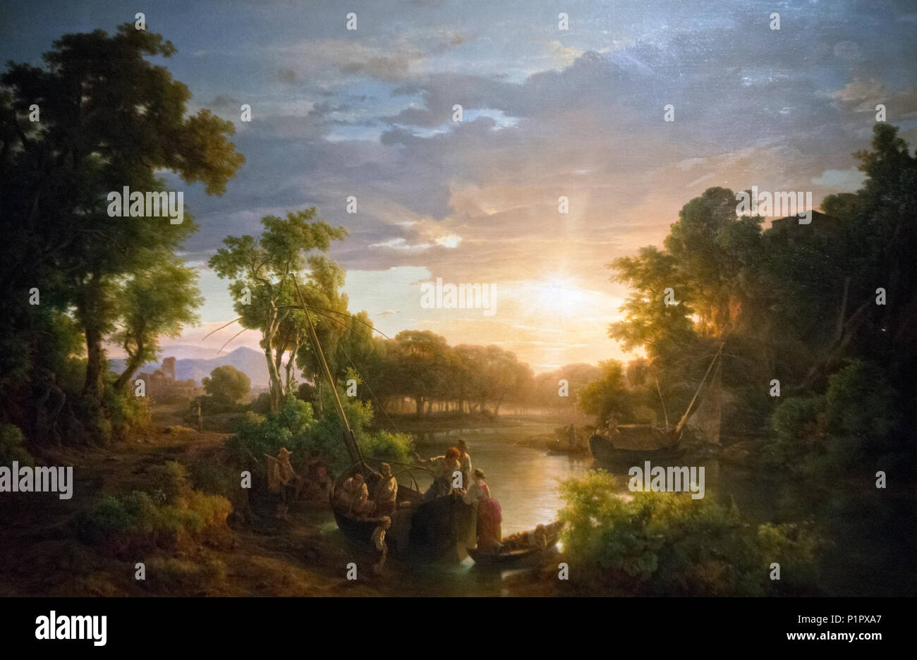 Italian landscape paintings hi-res stock photography and images - Alamy