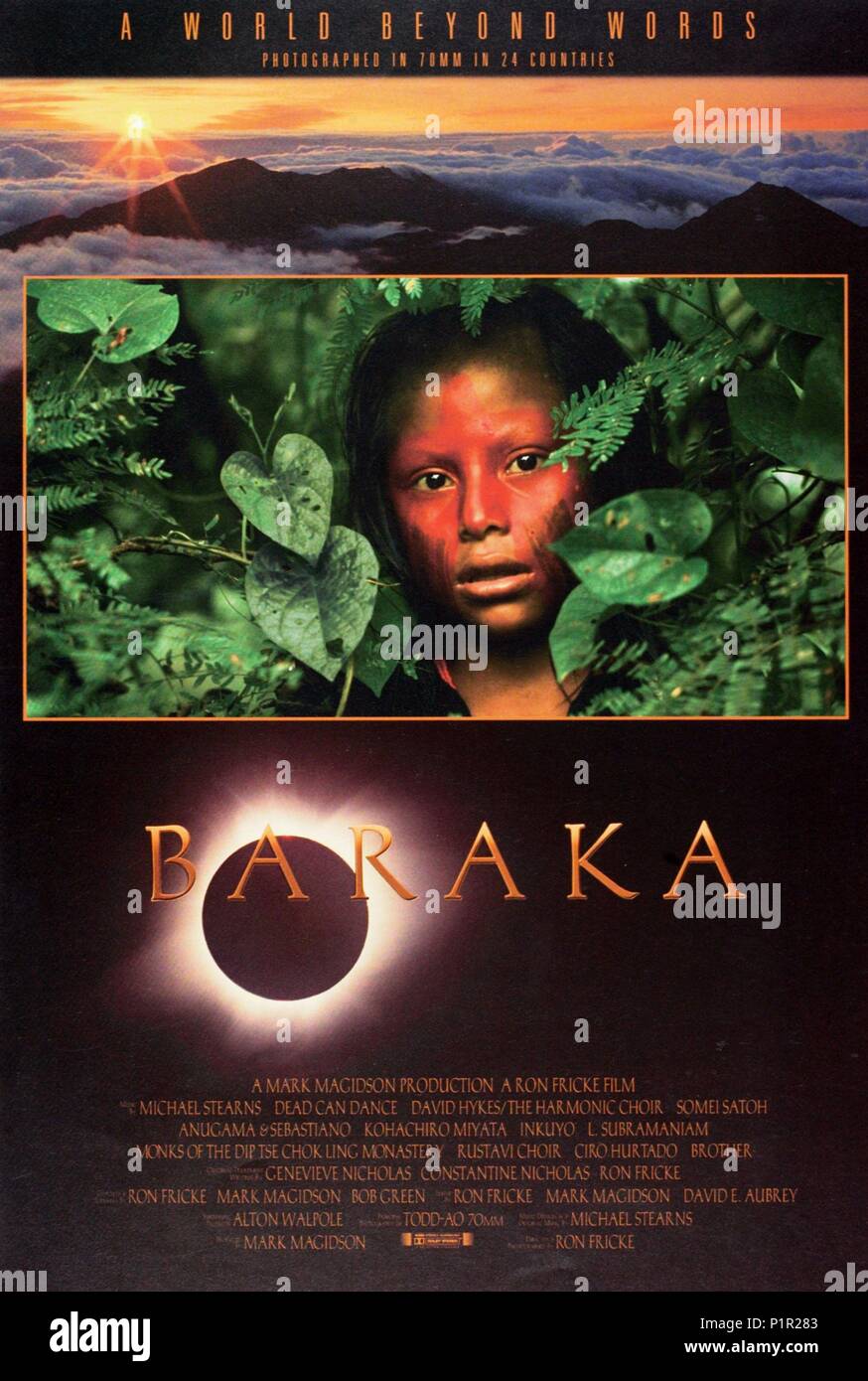 Original Film Title: BARAKA. English Title: BARAKA. Film Director: RON ...