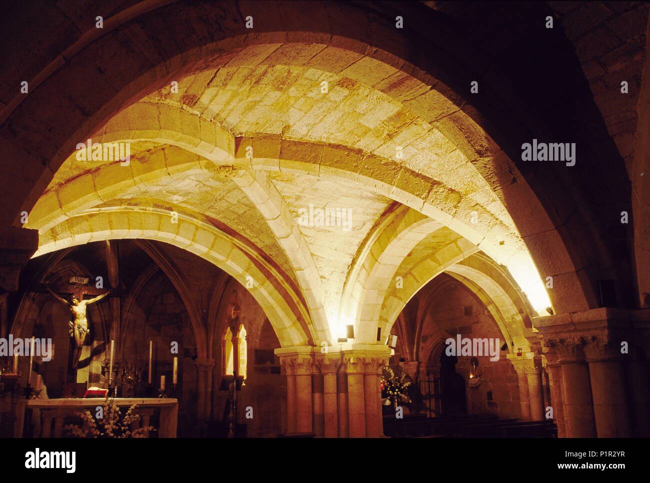 Santander, Cathedral´s "Cripta de Cristo" (Christ crypt Stock Photo - Alamy