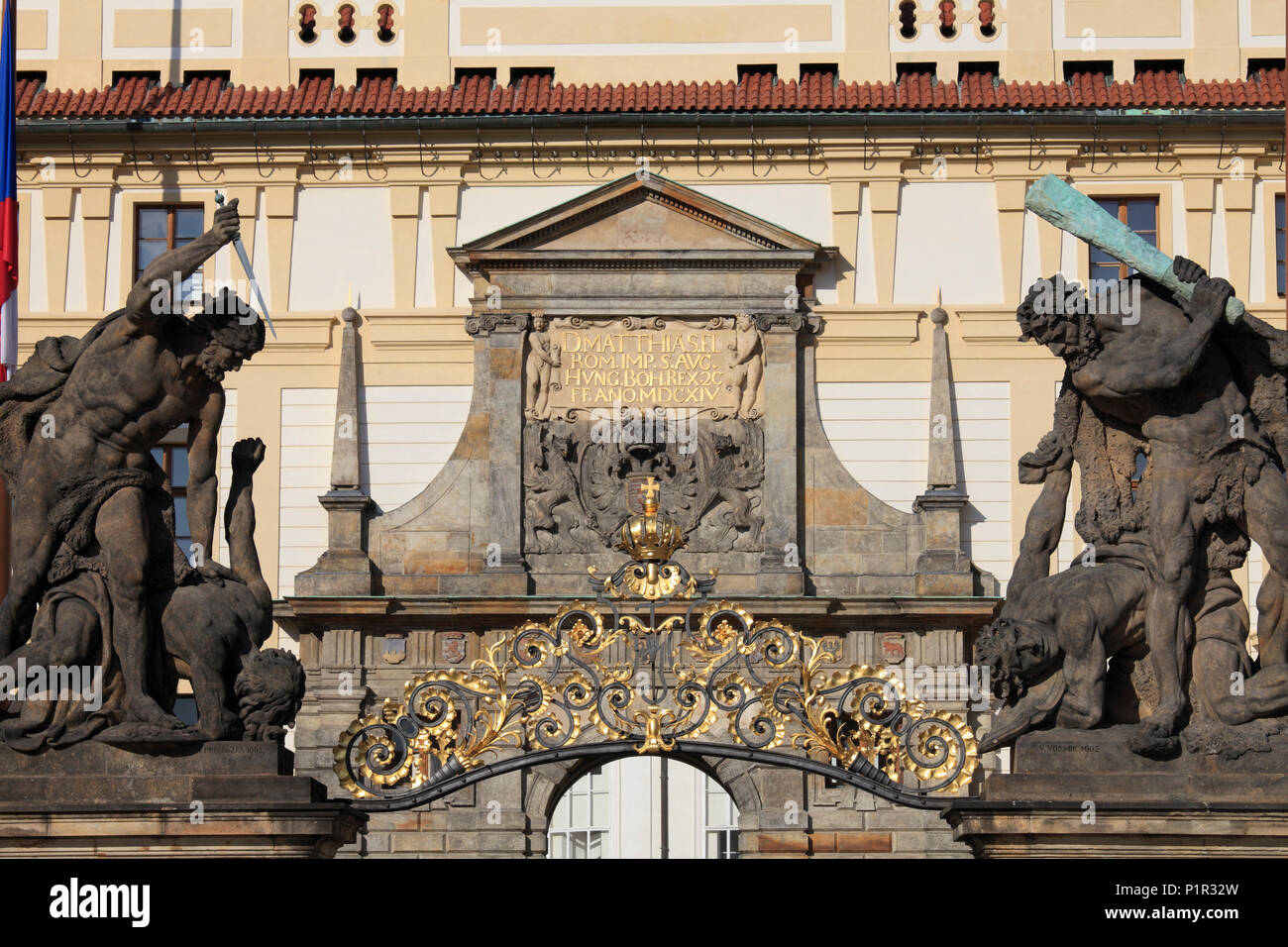 Czech Republic, Prague, Castle, Matthias Gate Stock Photo - Alamy