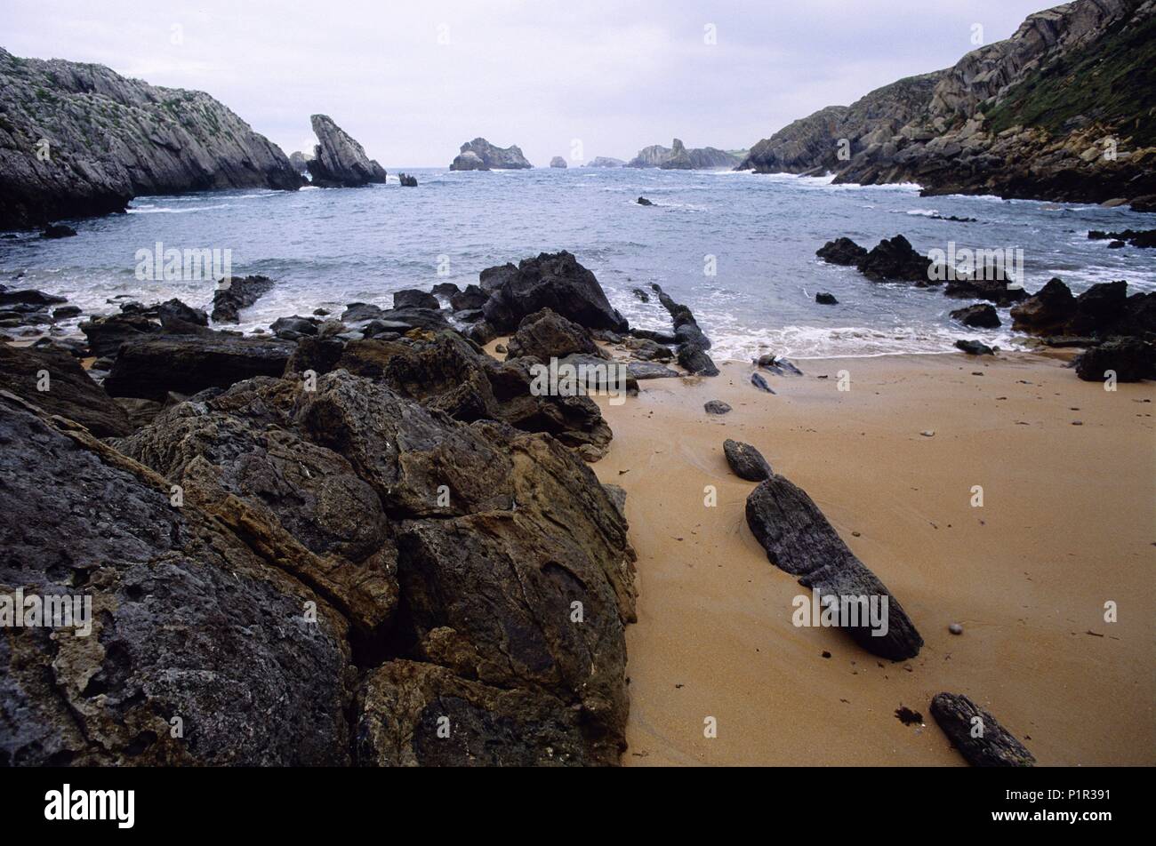 Soto de la Marina, Aría beach Stock Photo - Alamy
