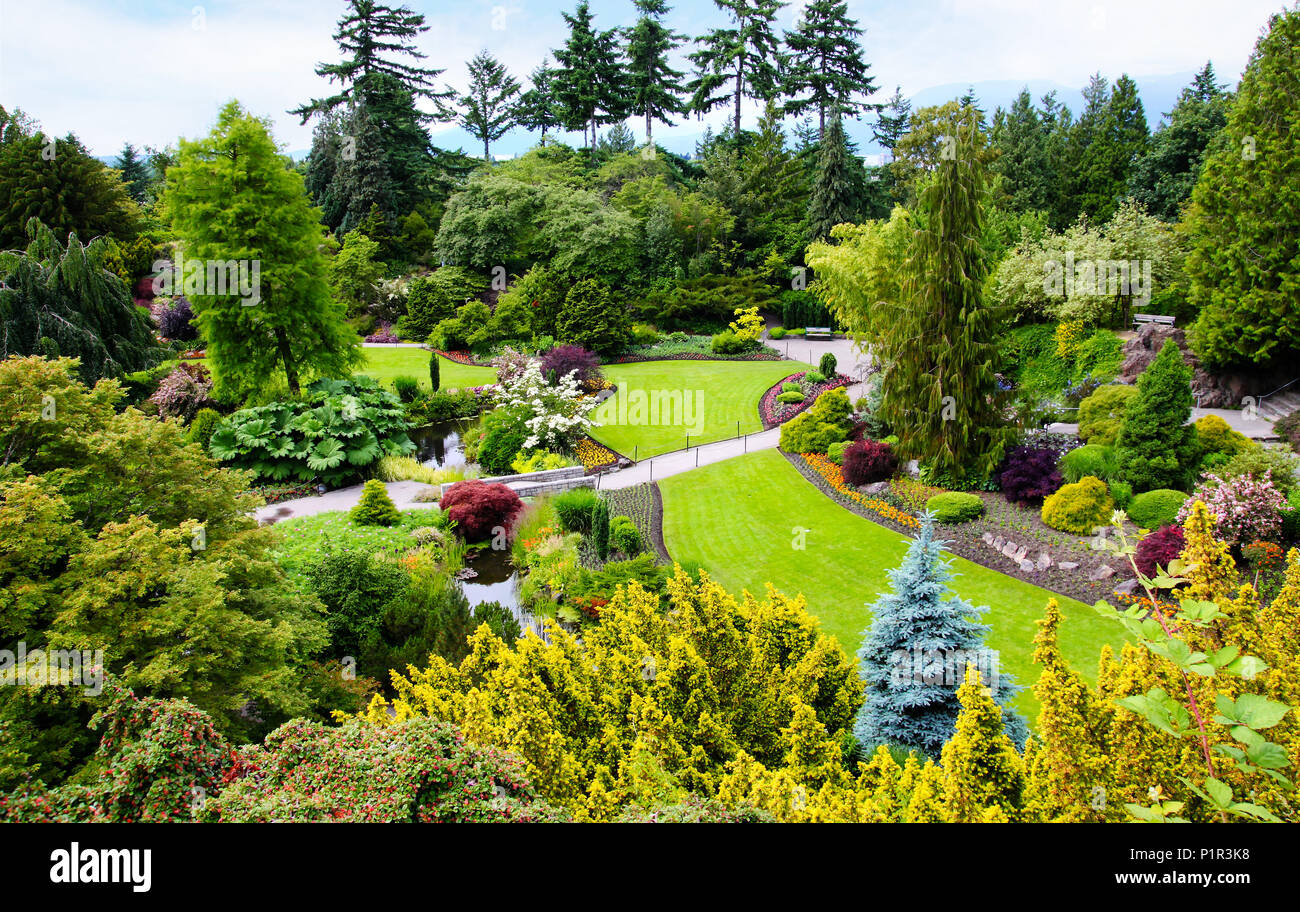 Queen Elizabeth Park in Vancouver. At 152 metres above sea level, the ...