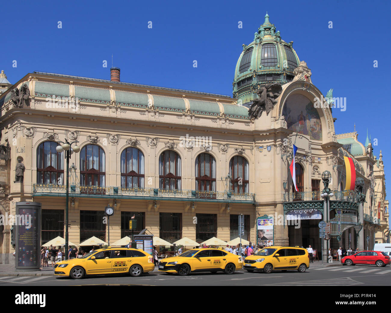 Prague municipal house architecture hi-res stock photography and images ...