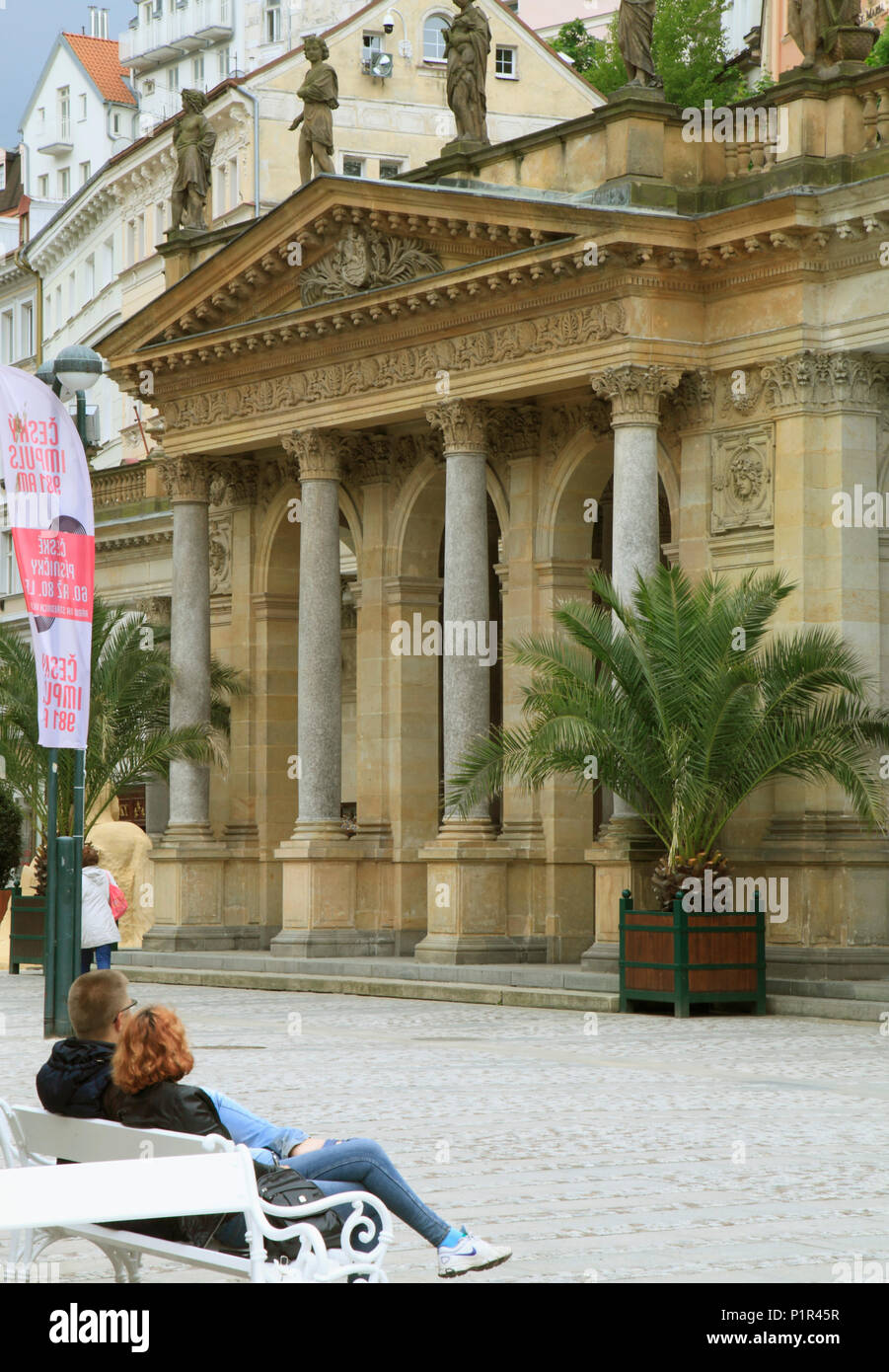 Czech Republic, Karlovy Vary, Mill Colonnade Stock Photo - Alamy