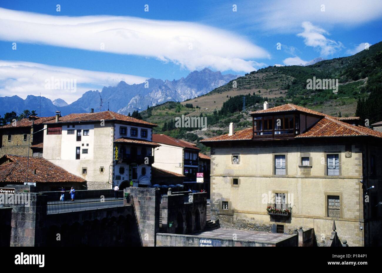 Potes, La Liébana region; "Picos de Europa" mountains Stock Photo - Alamy