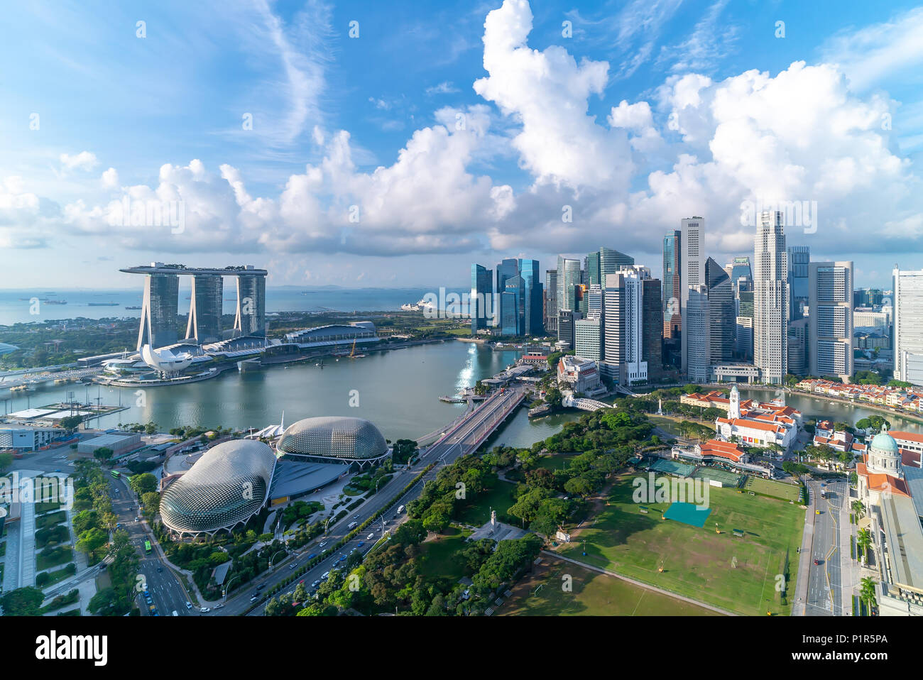 Singapore Skyline Marina Bay