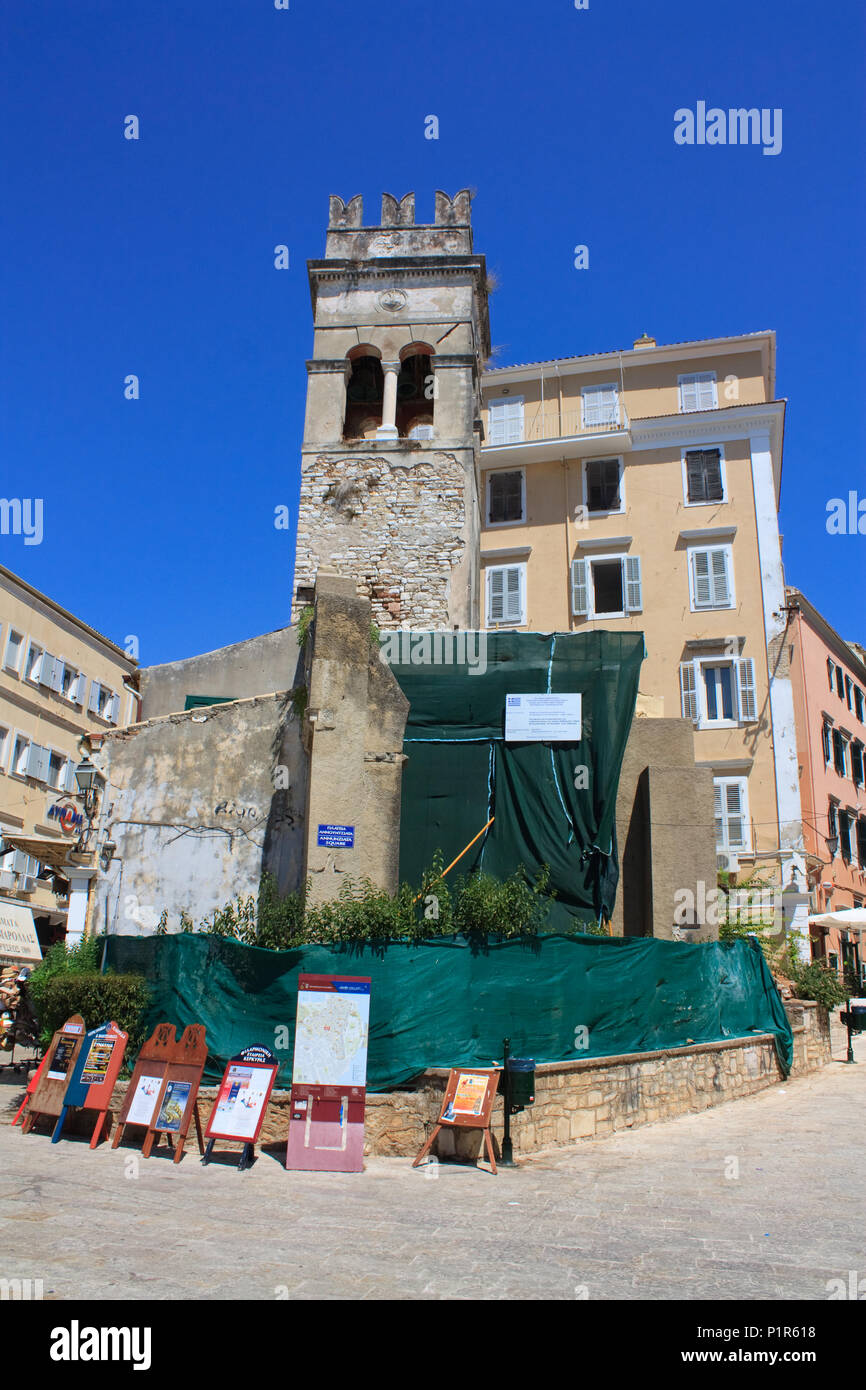 Old Corfu town Stock Photo - Alamy
