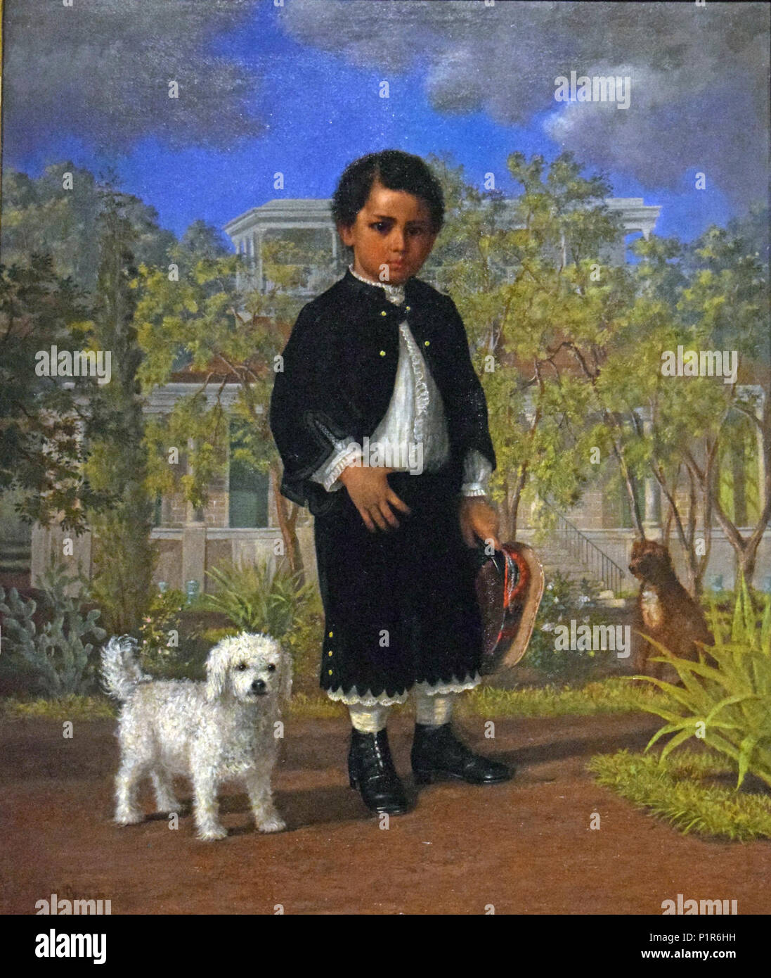 'The Prince of Hawaii' oil on canvas painting by Enoch Wood Perry, Jr ...