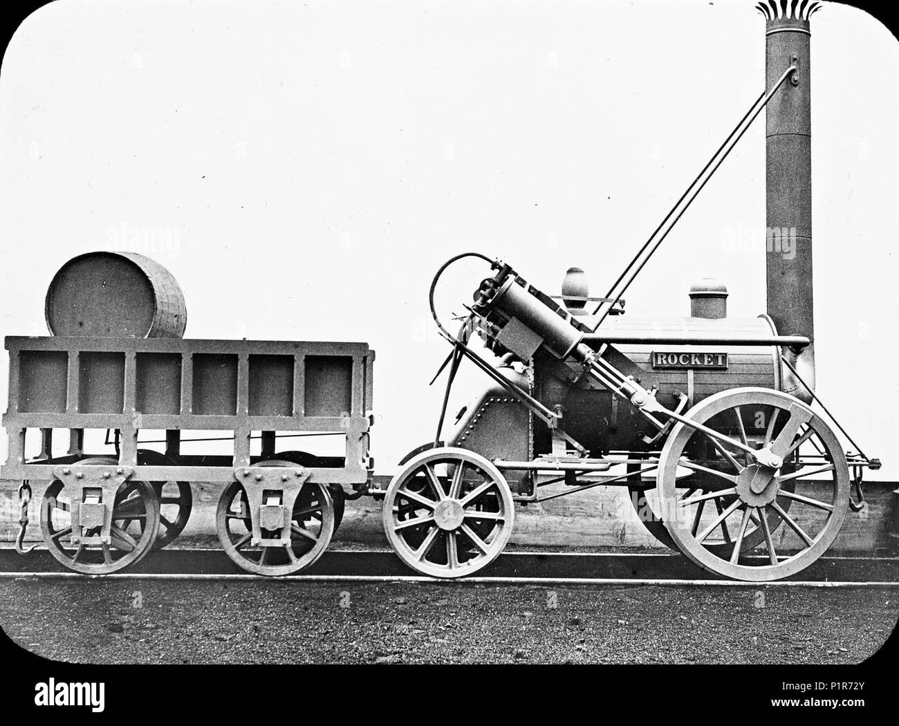 'The Rocket' locomotive engine - Stephenson (25778402425 Stock Photo ...