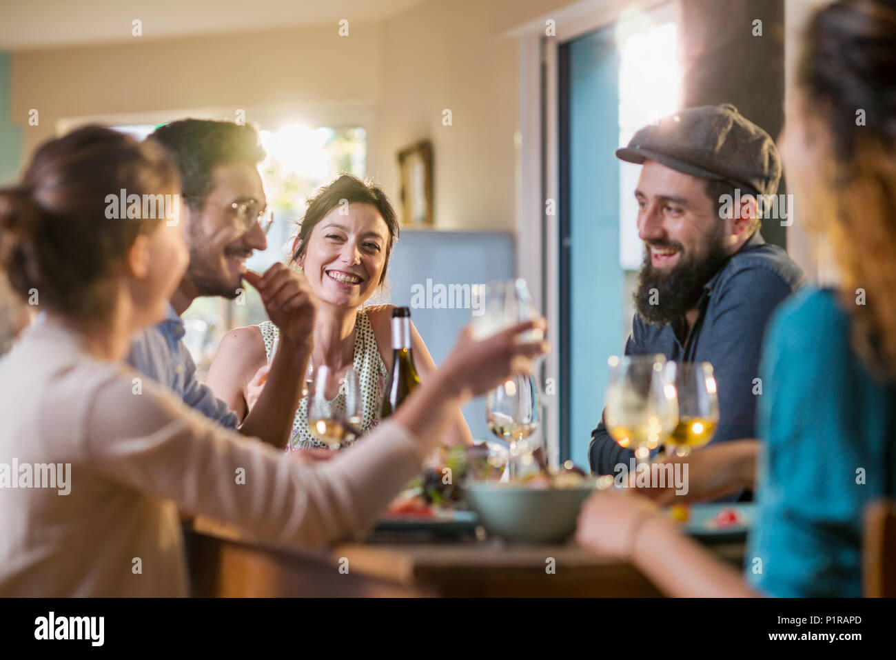 Mixed group of friends hi-res stock photography and images - Alamy