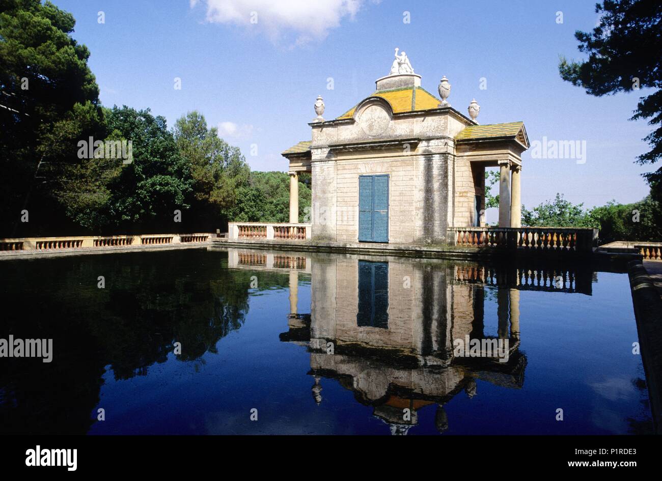Parc - Parque del Laberinto - labyrinth Park; Gran Estanque / great ...