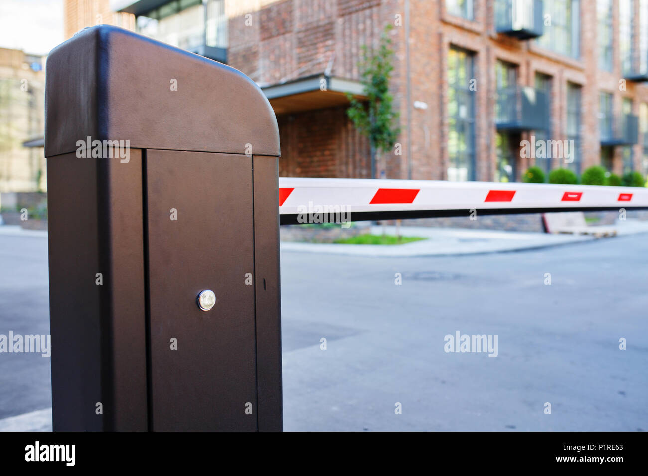 Automatic barrier and security system Stock Photo - Alamy