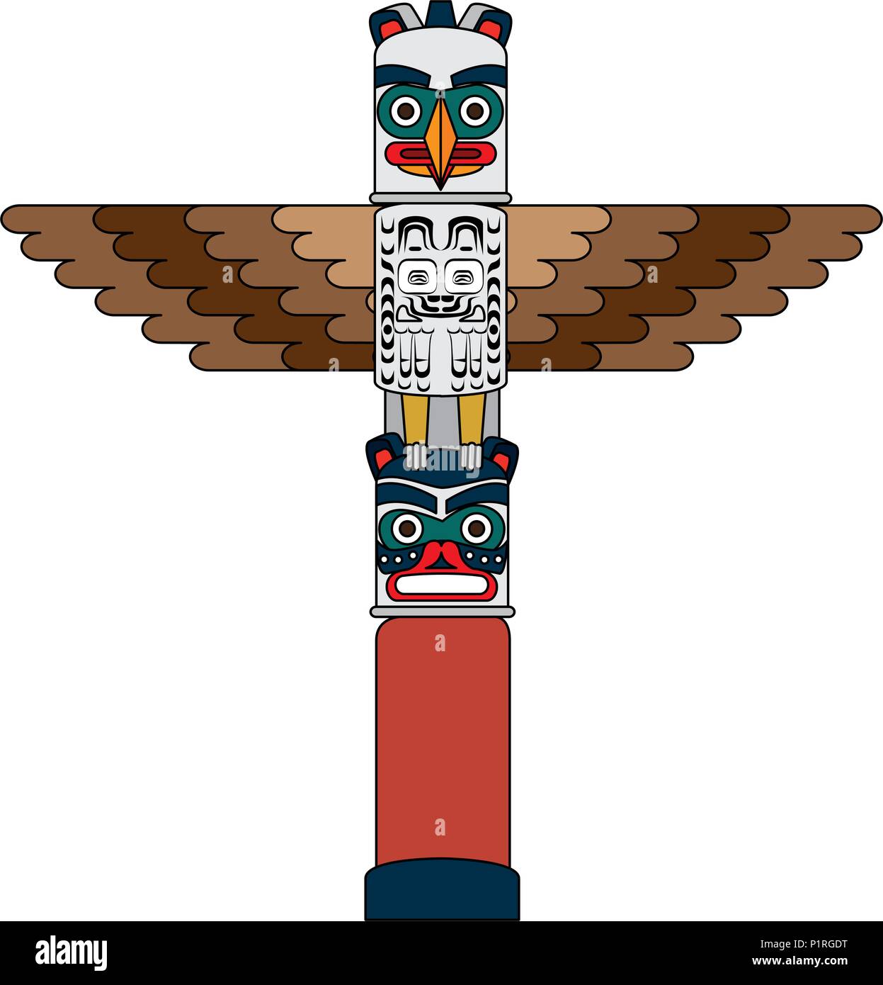 Canada native eagle Stock Vector Images - Alamy