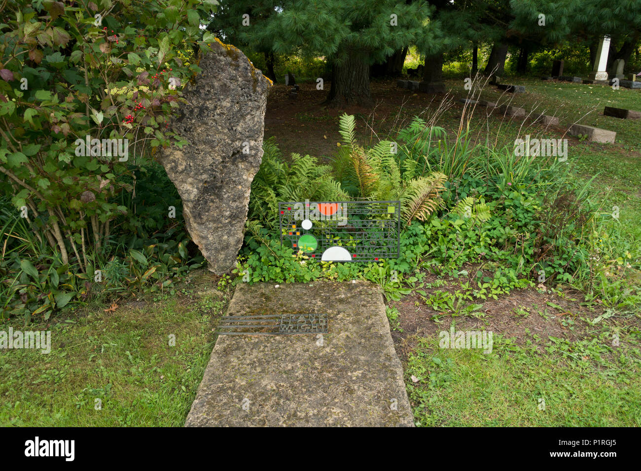 Taliesin estate of Frank Lloyd Wright in Spring Green Wisconsin Stock ...