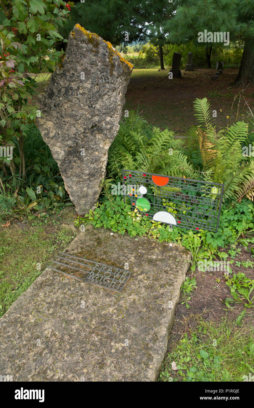 Taliesin estate of Frank Lloyd Wright in Spring Green Wisconsin Stock ...