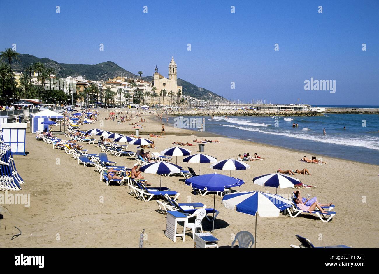 Playa de sitges hi-res stock photography and images - Alamy