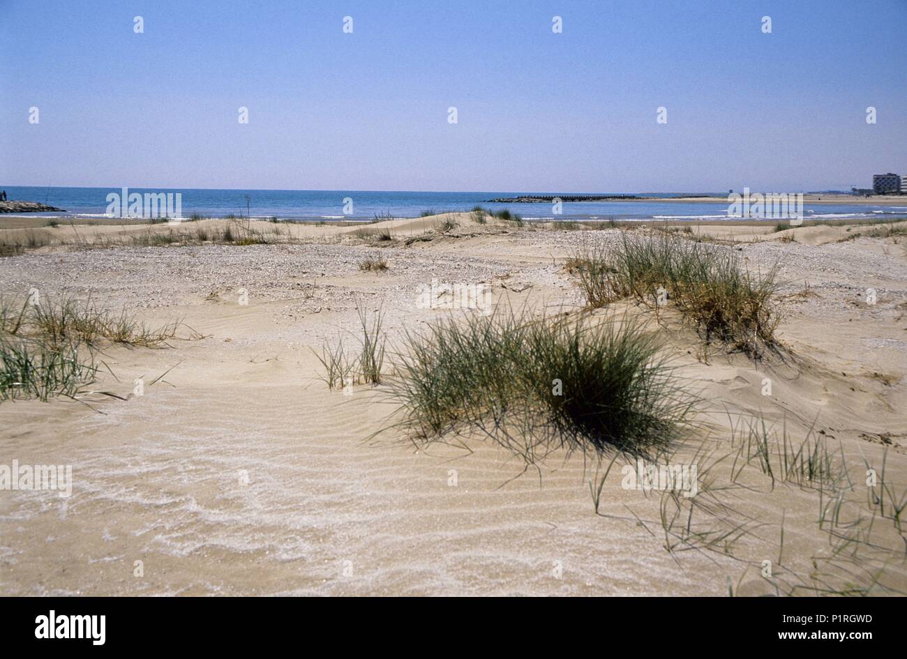 SPAIN - Catalonia - Garraf (district) - Barcelona. Cubelles; playa ...