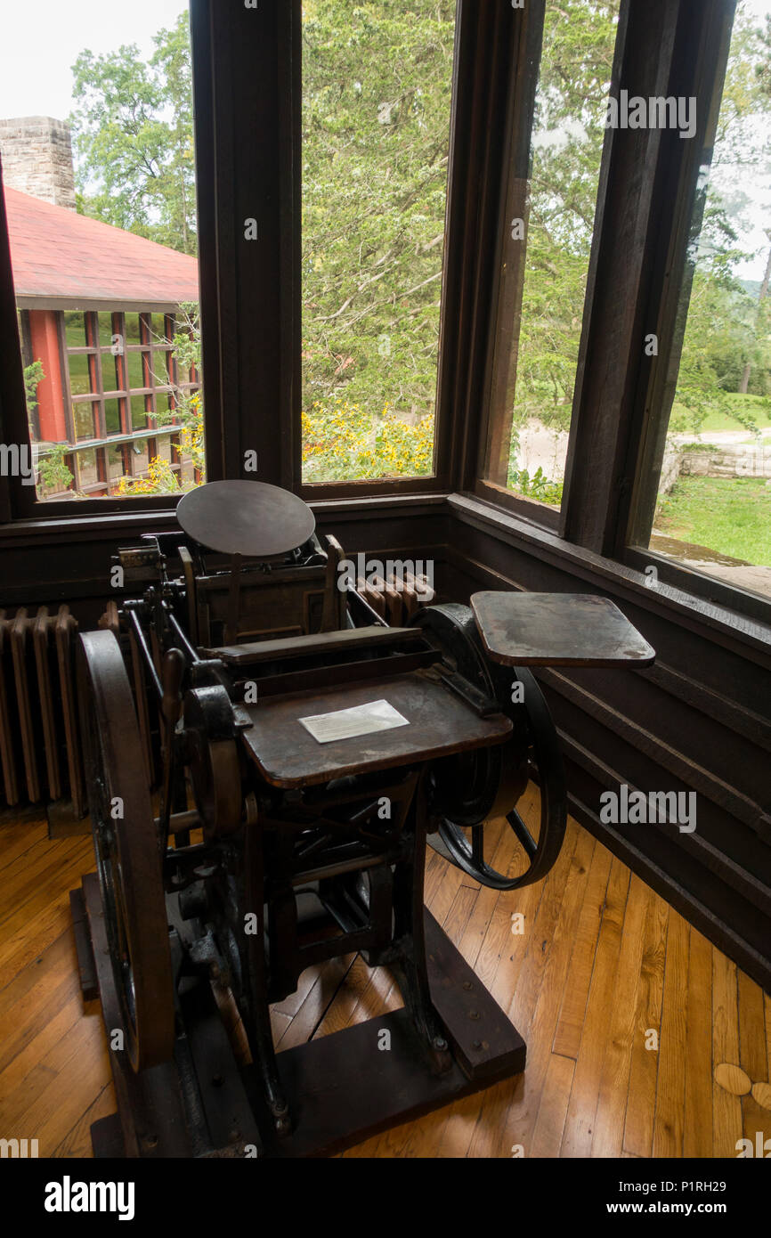 Taliesin estate of Frank Lloyd Wright in Spring Green Wisconsin Stock ...