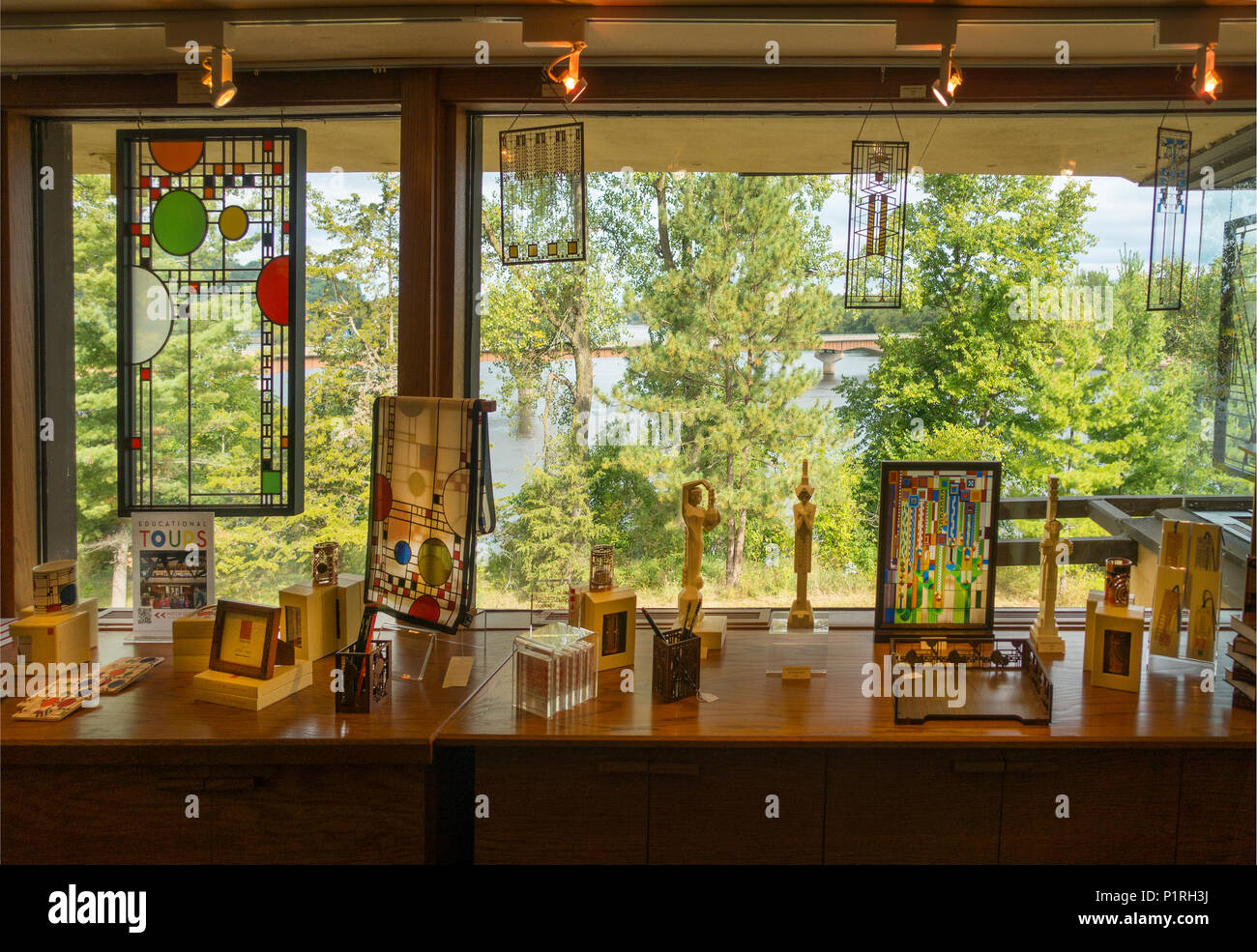Taliesin estate of Frank Lloyd Wright in Spring Green Wisconsin Stock ...