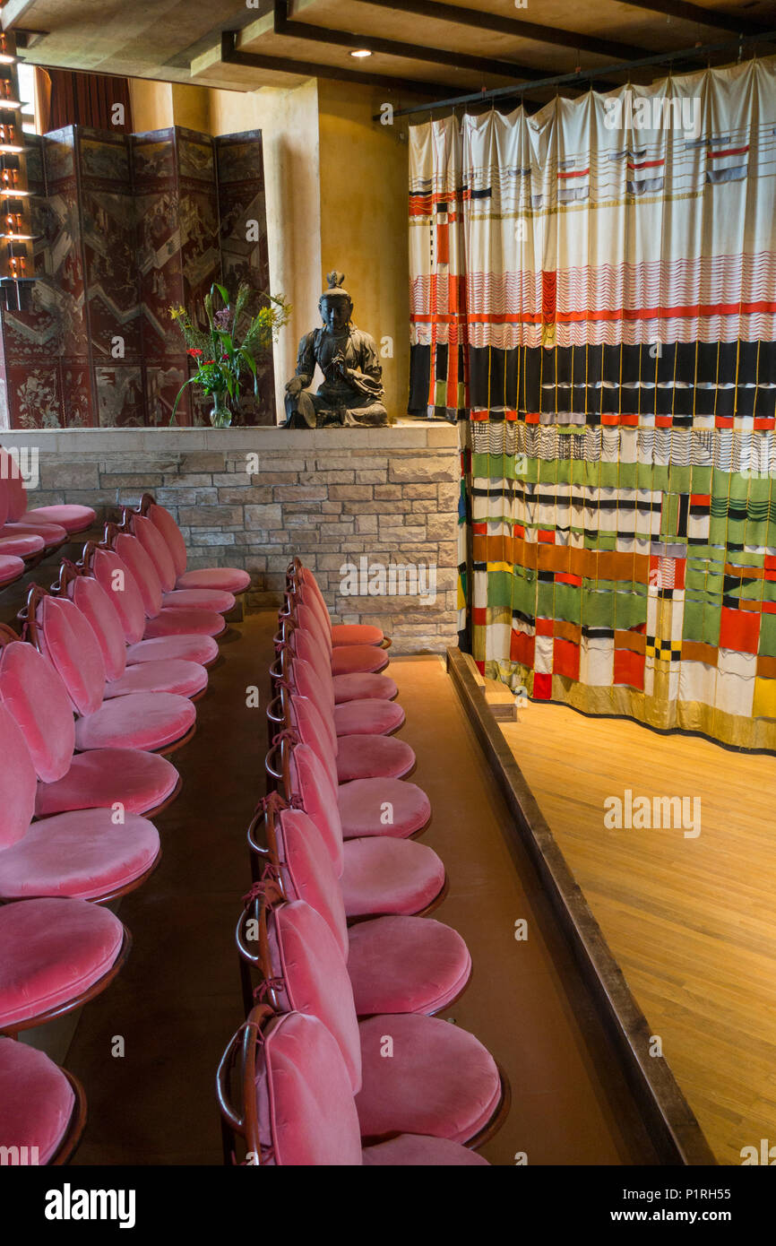 Taliesin estate of Frank Lloyd Wright in Spring Green Wisconsin Stock ...