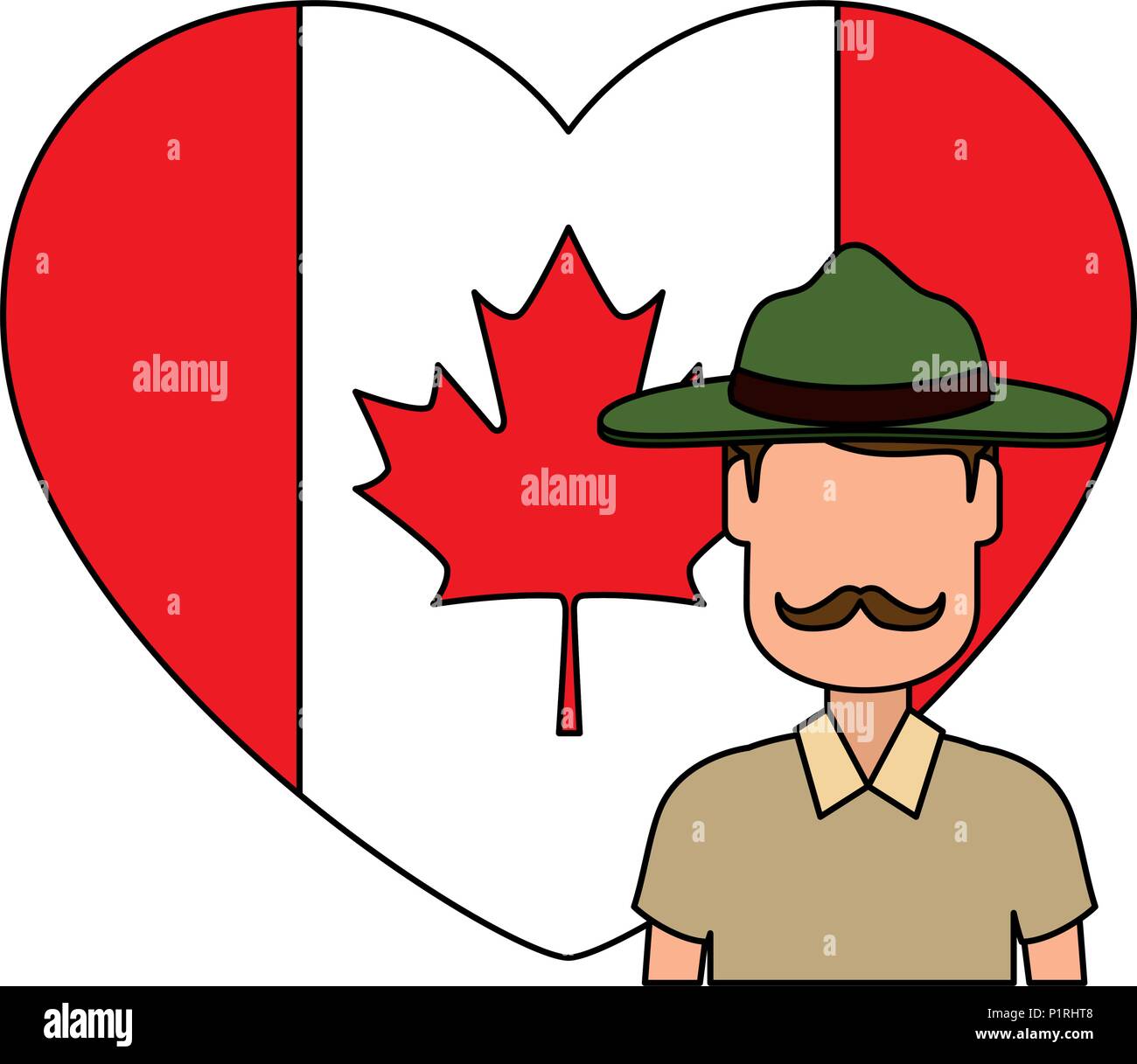 Canadian police station Stock Vector Images - Alamy