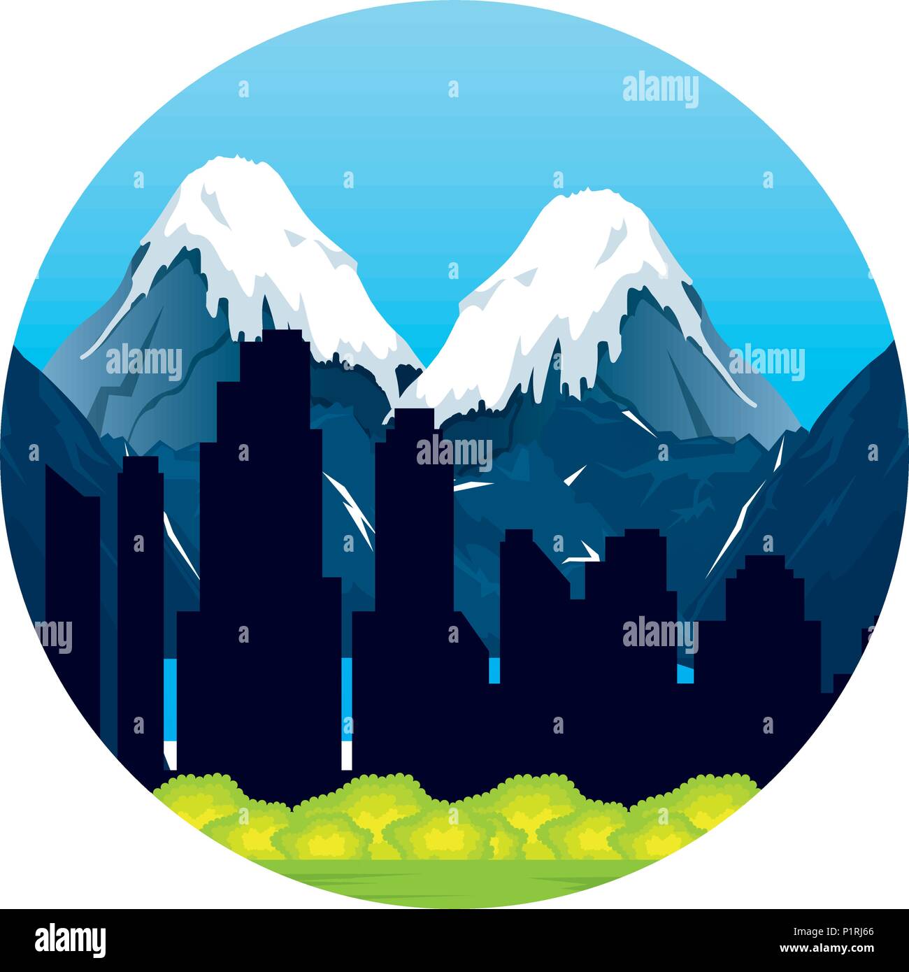 Camp highlands Stock Vector Images - Alamy
