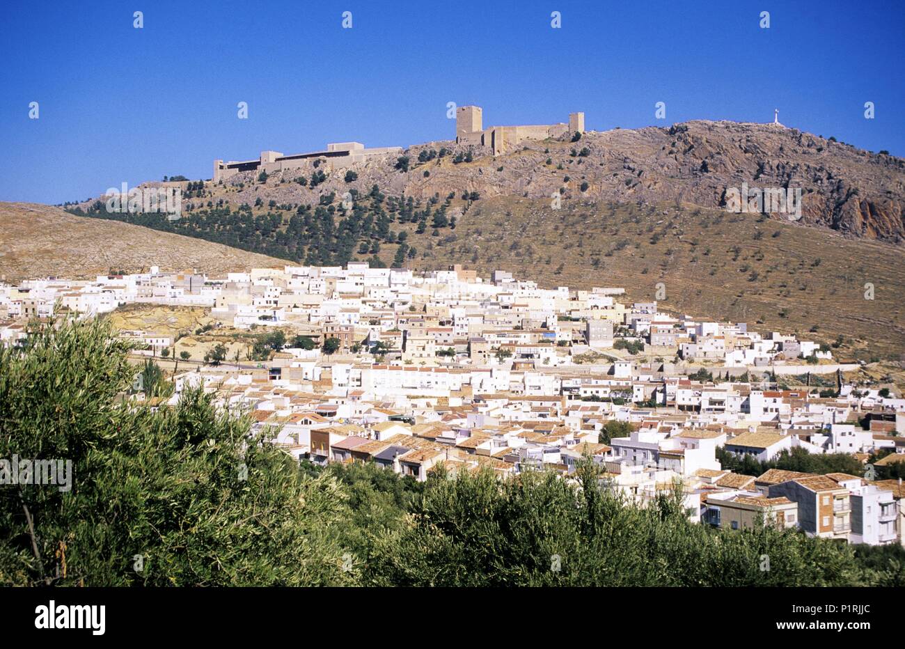 Jaén, San Juan district and Santa Catalina castle Stock Photo - Alamy