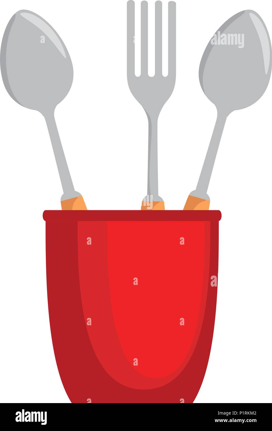 Illustration Of Menu Card Design With Cutlery