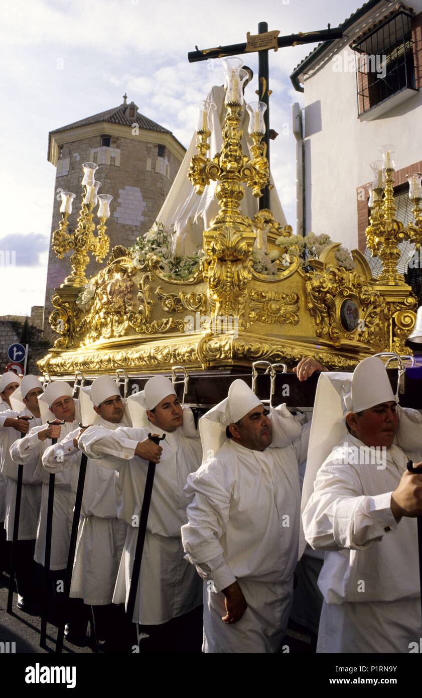 Lucena, Holy week procession Stock Photo - Alamy