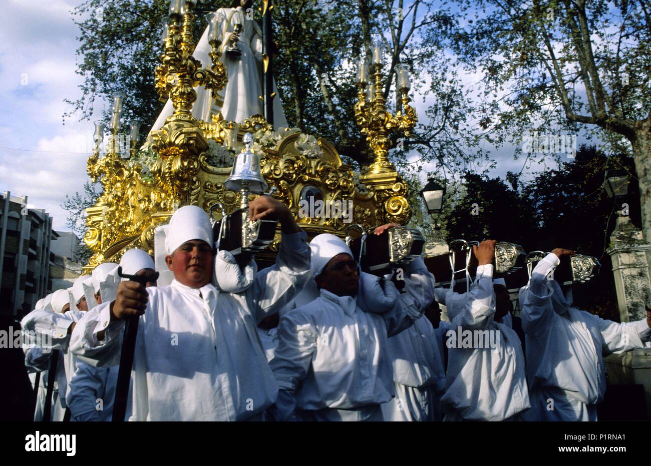 Lucena, Holy week procession Stock Photo - Alamy