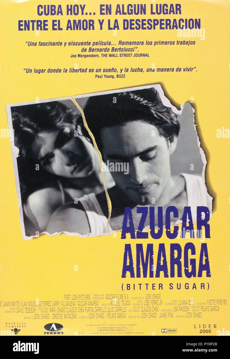 Original Film Title: AZUCAR AMARGA. English Title: BITTER SUGAR. Film ...