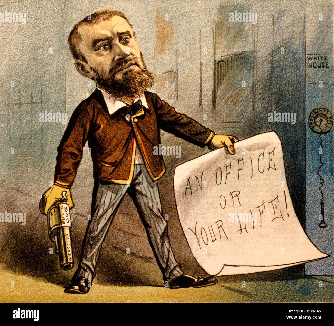 Political cartoon created for the cover of Puck Magazine on July 13 ...