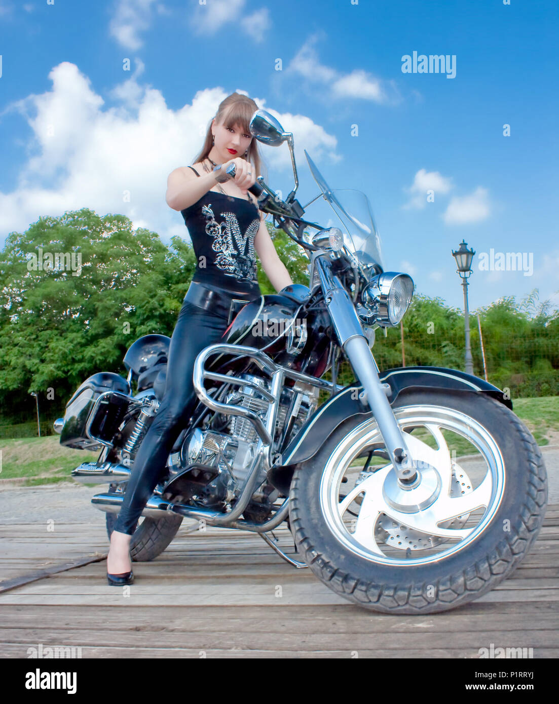 Black Motorbike Stock Photos & Black Motorbike Stock Images - Alamy