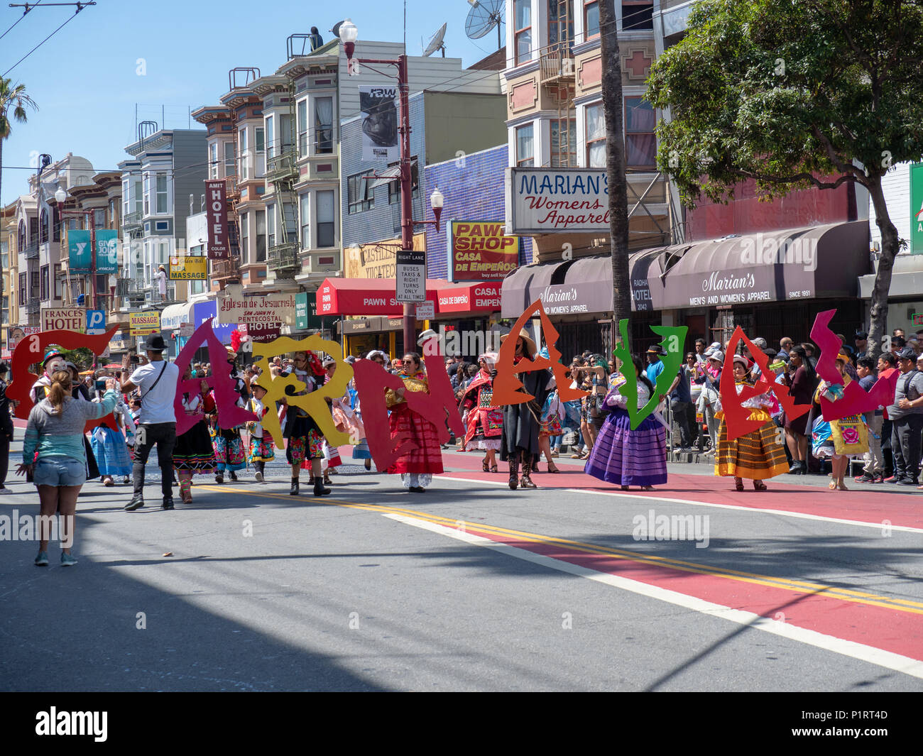 San francisco carnaval parade hi-res stock photography and images - Alamy