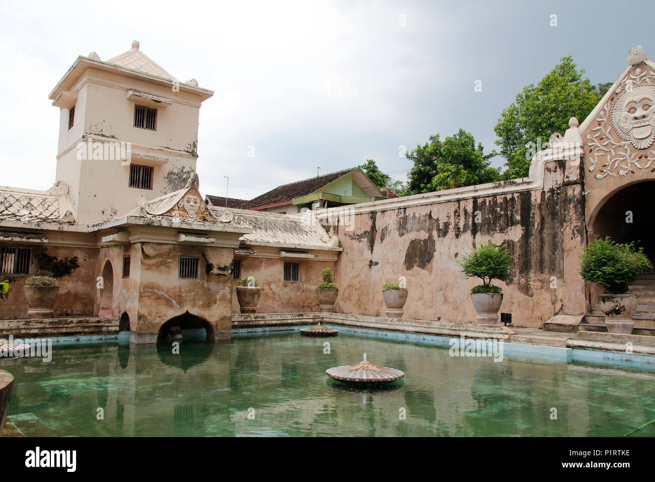 Water Castle (Taman Sari) with the pool at Yogyakarta, Indonesia Stock ...