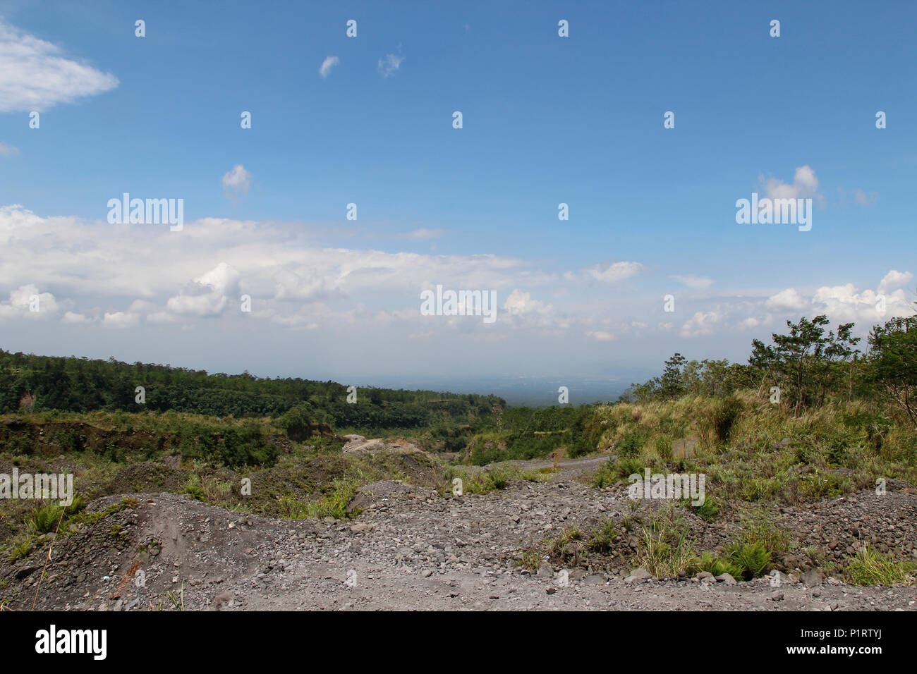 Crater of mount merapi hi-res stock photography and images - Alamy