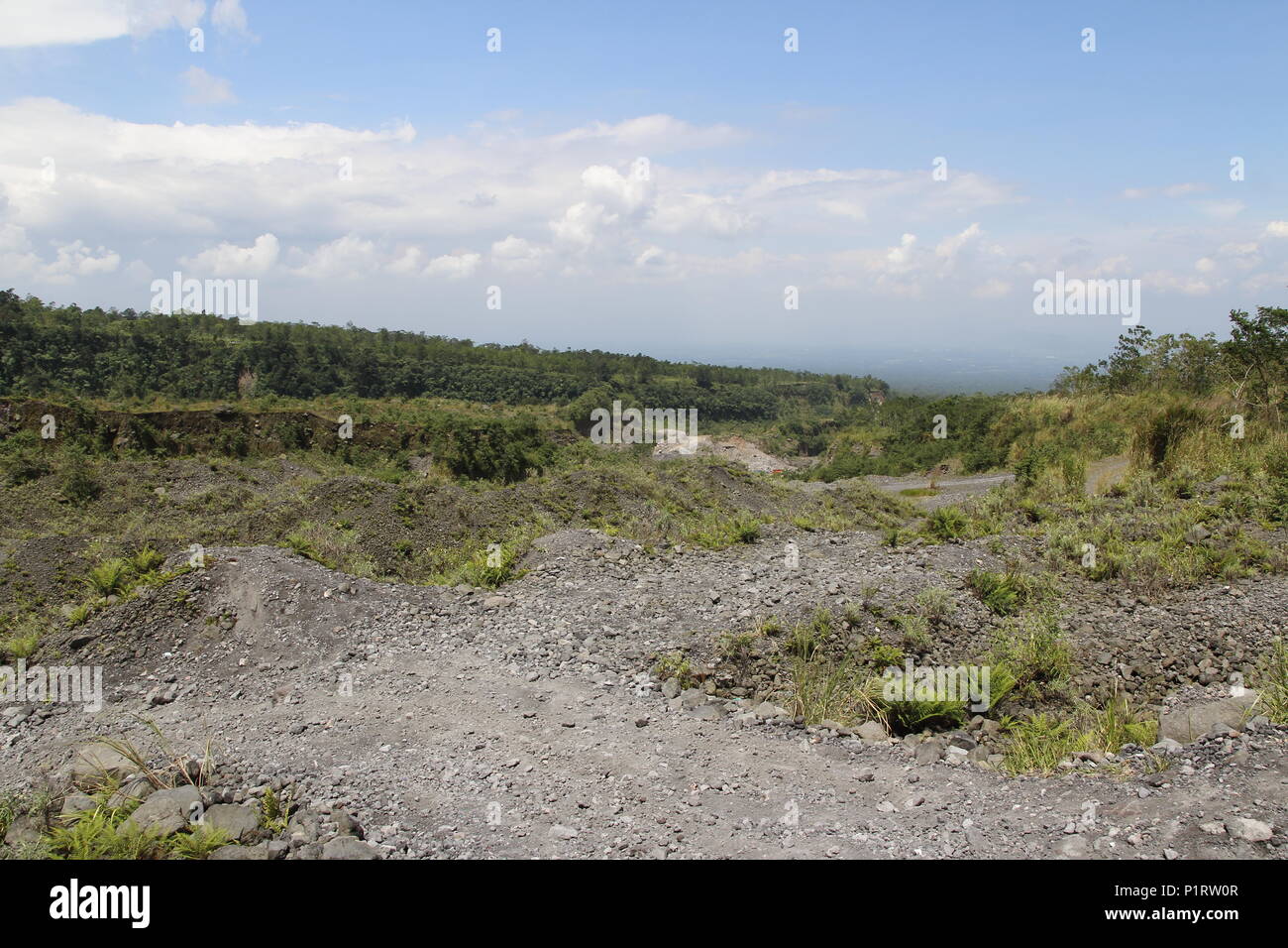 Crater of mount merapi hi-res stock photography and images - Alamy