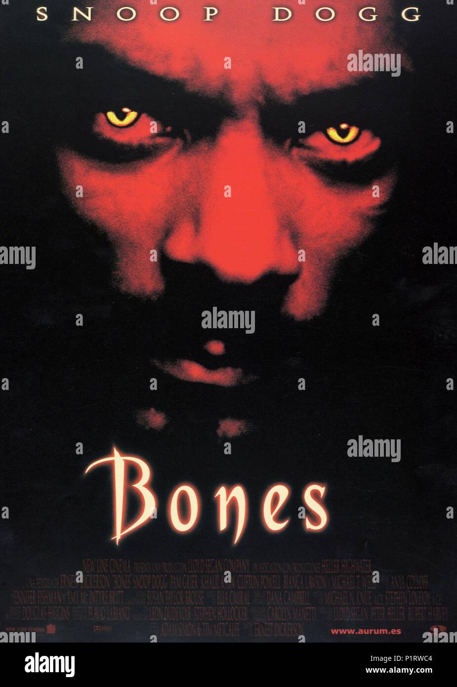 Original Film Title: BONES. English Title: BONES. Film Director: ERNEST DICKERSON. Year: 2001 ...