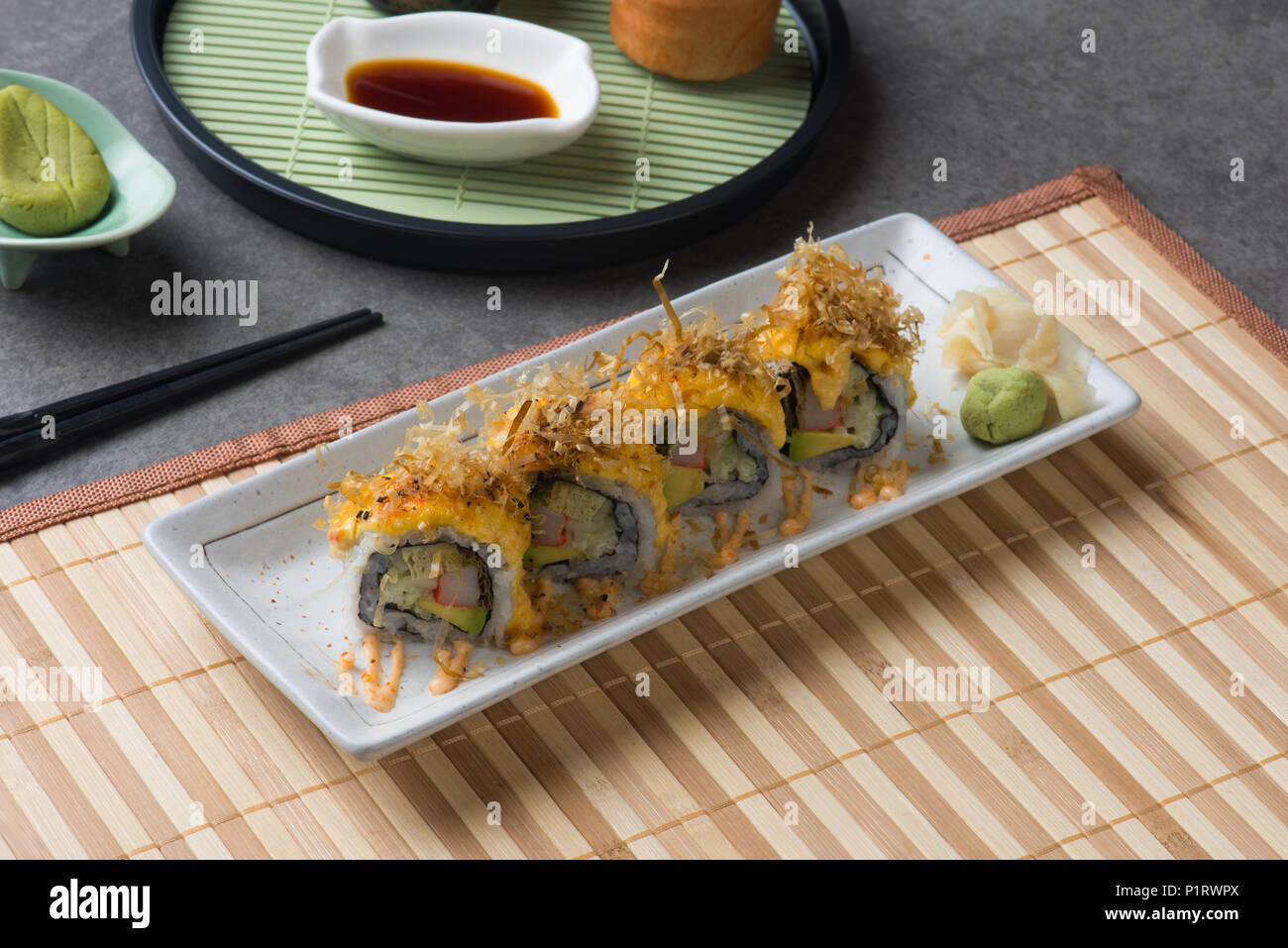 Volcano sushi roll hi-res stock photography and images - Alamy
