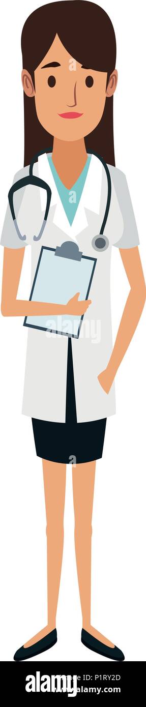 Female doctor cartoon Stock Vector Image & Art - Alamy