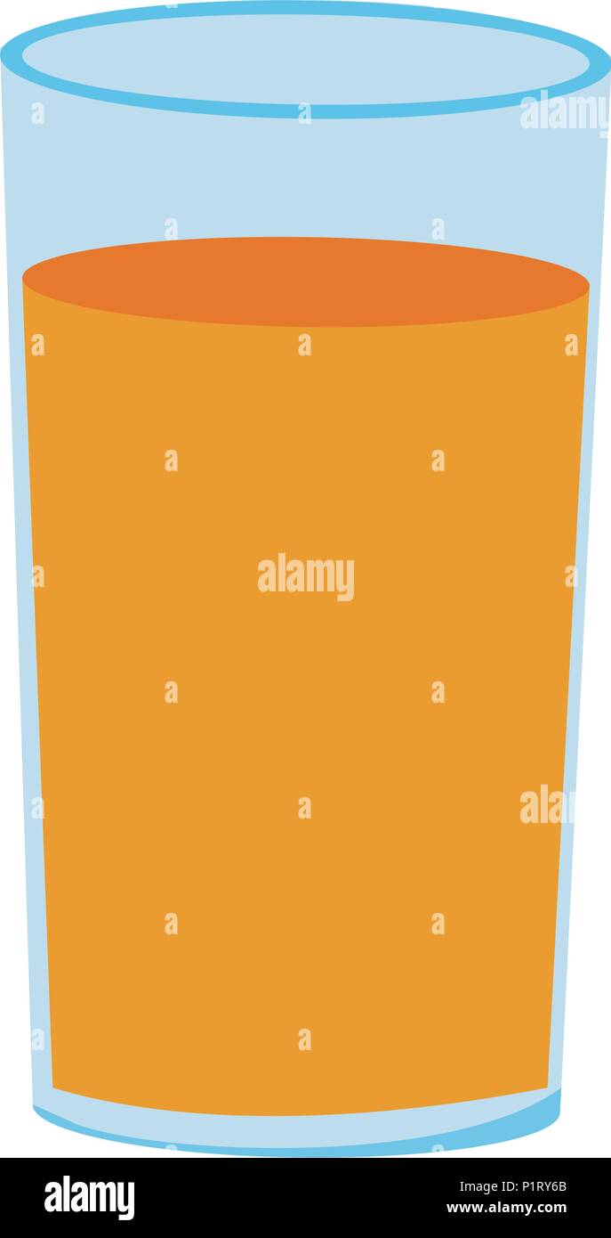 Juice in glass cup Stock Vector Image & Art - Alamy