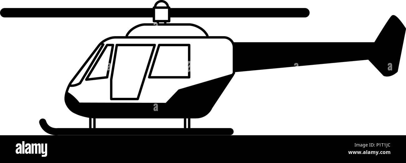 Military helicopter rotor blade Stock Vector Images - Alamy