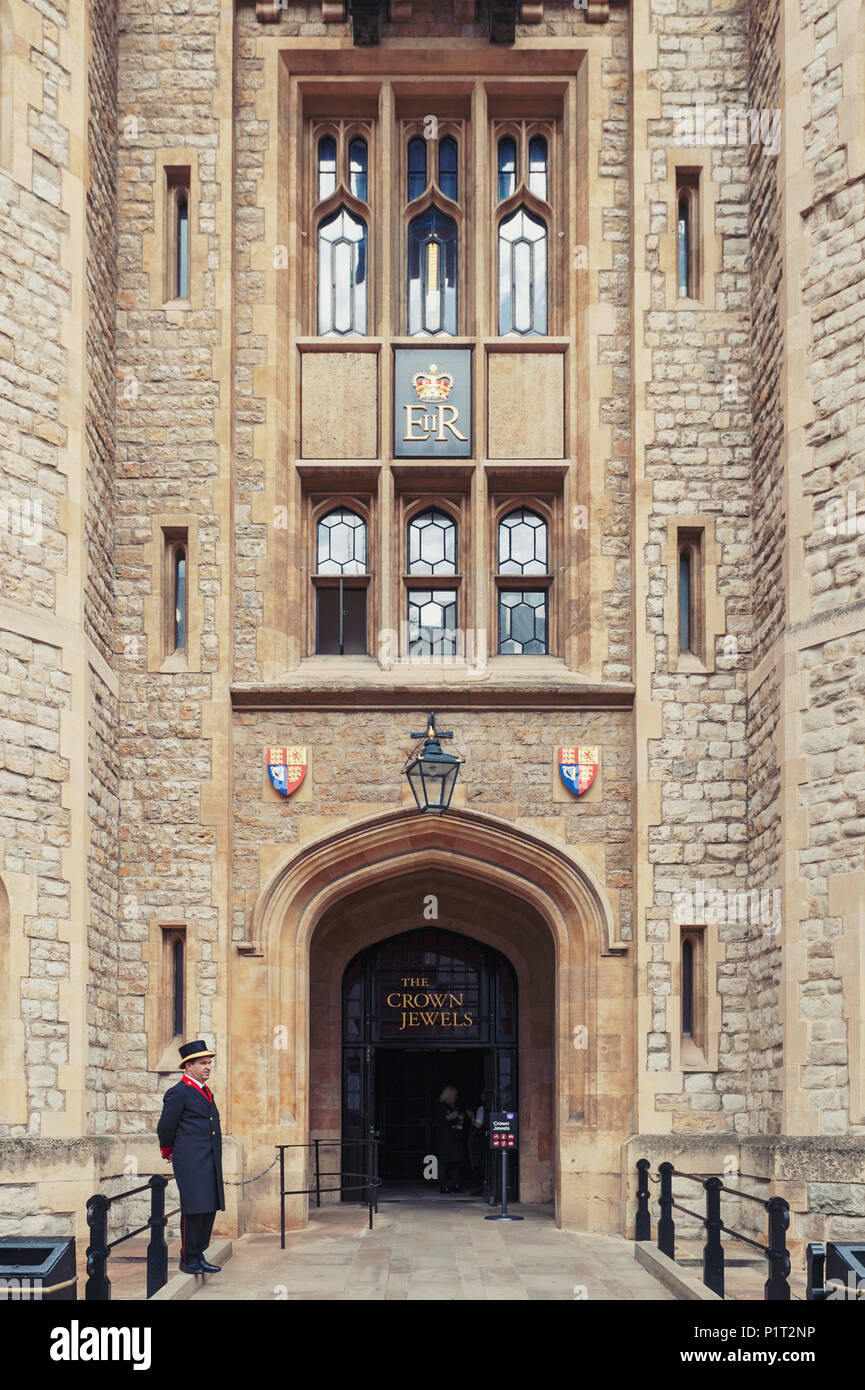 Waterloo Block building, venue for the Crown Jewels Exhibition, located ...