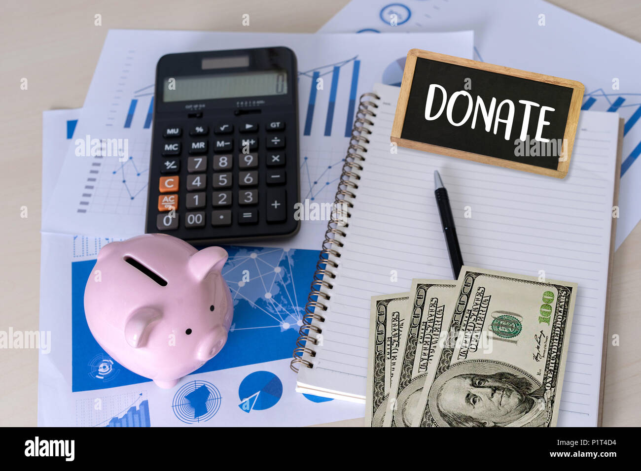 DONATE concept giving and donation Charity Give Help Stock Photo - Alamy