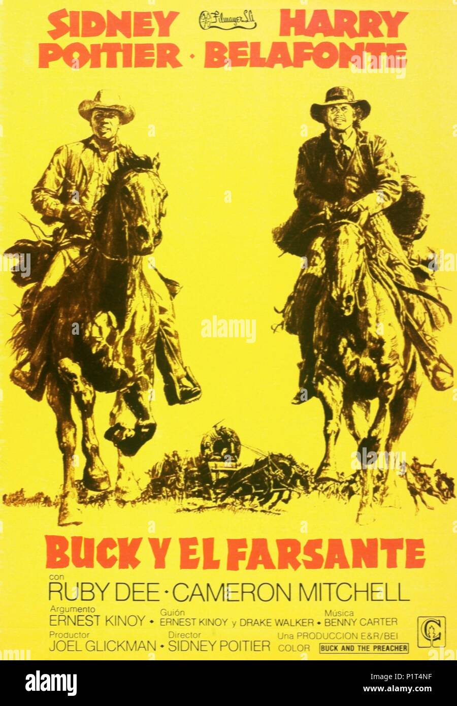 Original Film Title: BUCK AND THE PREACHER. English Title: BUCK AND THE ...