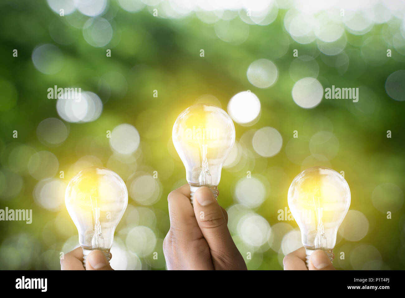sunset power concept Ecology Elements energy sources Stock Photo - Alamy