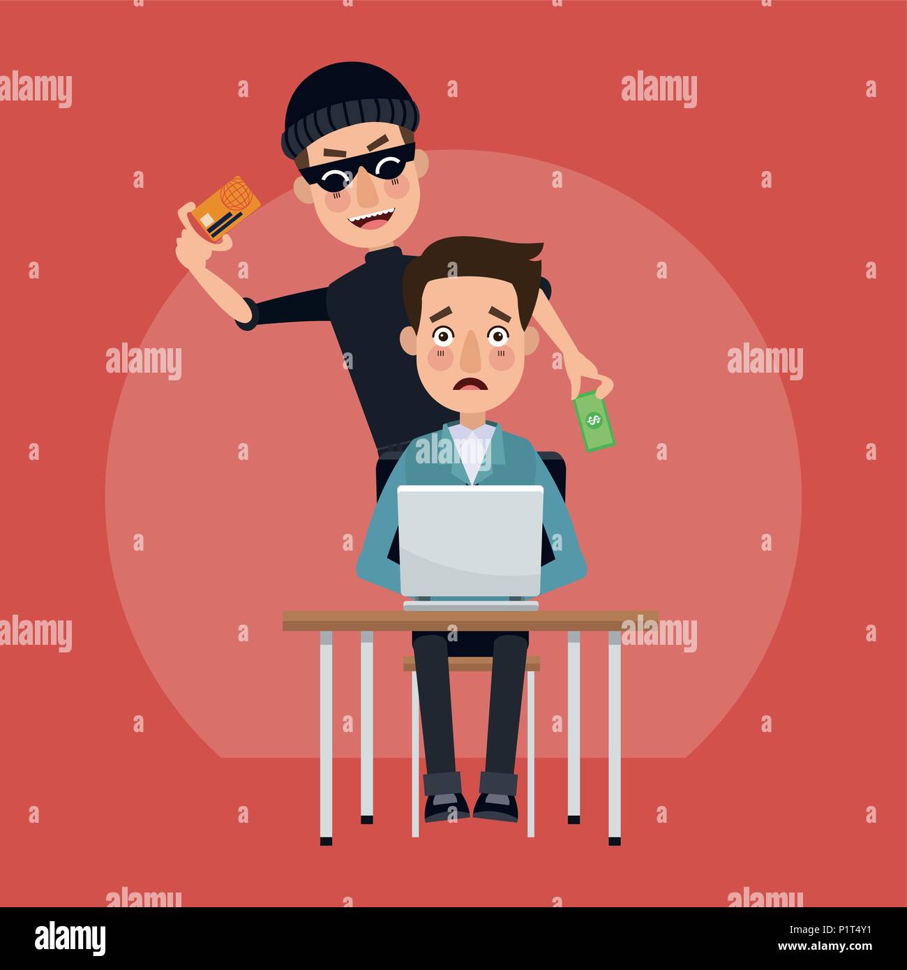 Hacker And Security System Stock Vector Image And Art Alamy
