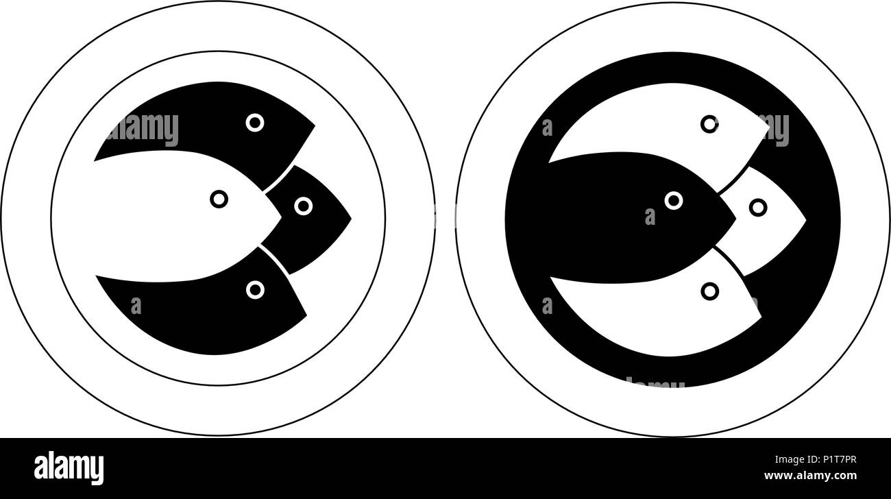 Sea circle logo Black and White Stock Photos & Images - Alamy