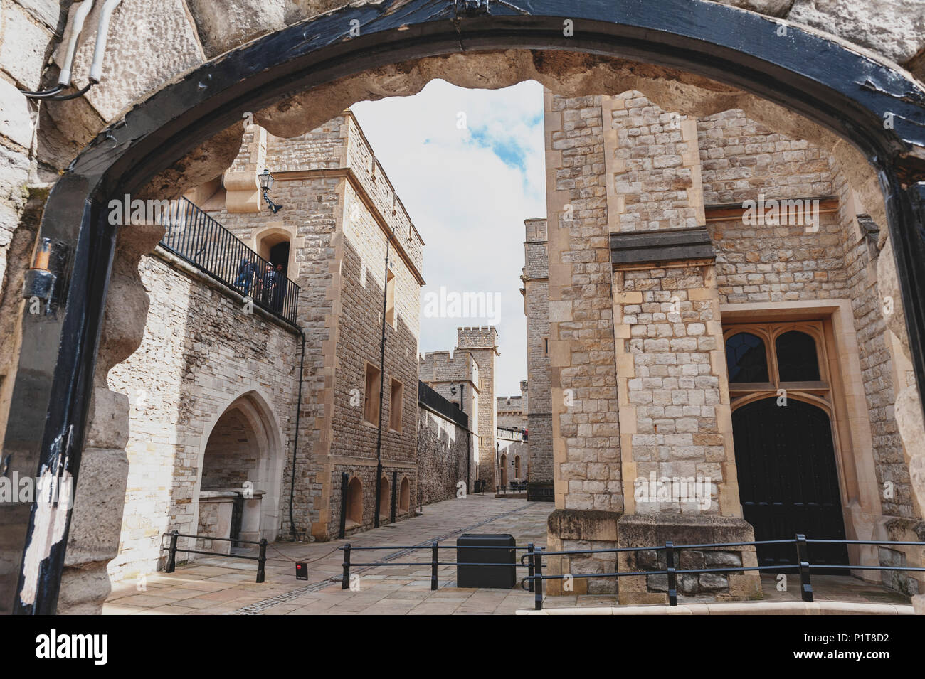 Old buildings and towers in the inner ward area of Royal Palace and ...