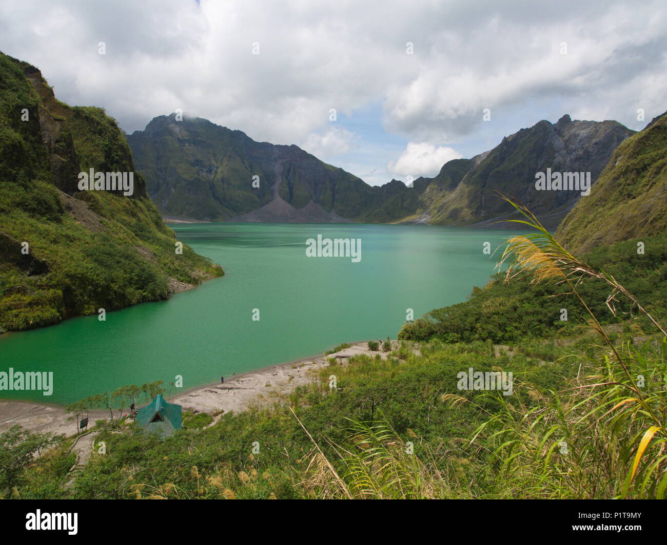 The Sulfur Lake of Pinatubo Volcano. Travel in Clark, Philippines in ...